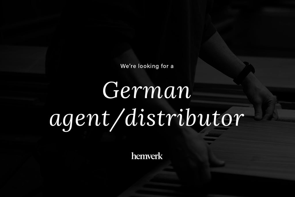 We are looking for an German Agent or Distributor – Hemverk